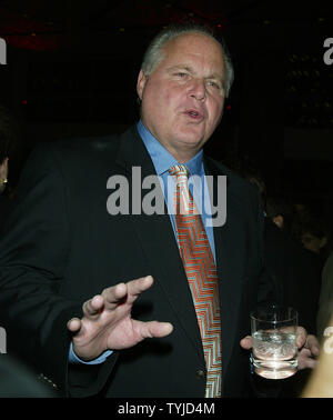 Rush Limbaugh arrives for the screening of "Bernard and Doris" at the ...