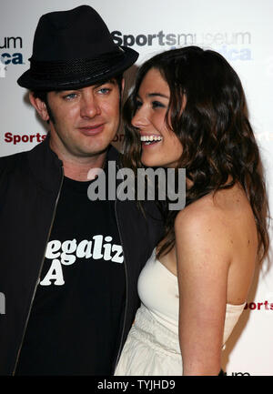 G. Love and Sarah Frigo arrive on the red carpet at the Sports Museum ...