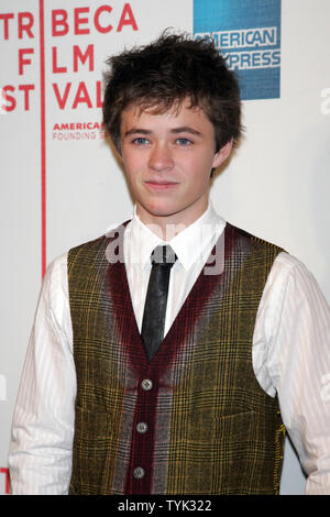 Harrison Gilbertson arrives for the Tribeca FIlm Festival premiere of ...