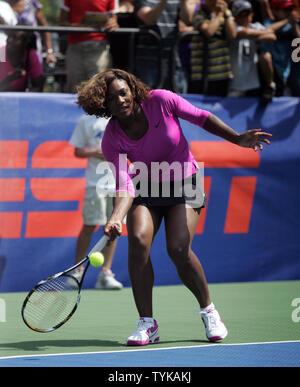 Serena Williams takes part in the Arthur Ashe Kids Day at USTA Billie ...