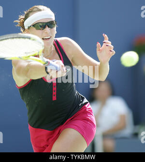 Jelena Jankovic of Serbia during a match against Simona Halep of ...
