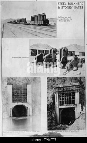 Steel bulkhead & stoney gates Stock Photo - Alamy