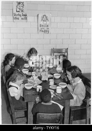 Surplus Commodities: School Lunch Program Stock Photo - Alamy