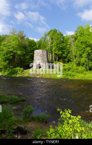 Stone Iron Furnace in Franconia, New Hampshire USA Stock Photo - Alamy