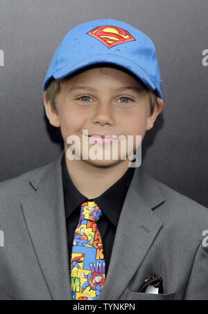 Cooper Timberline at the 'Man Of Steel' world premiere at Alice Tully ...
