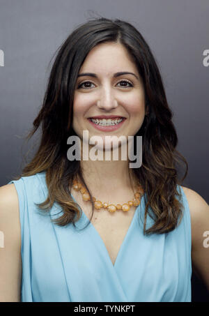 Rebecca Buller arrives on the red carpet at the Man Of Steel world ...