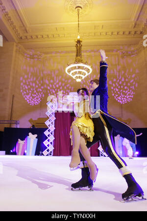 Disney on Ice performs on a 2,000 square foot, synthetic ice rink in ...