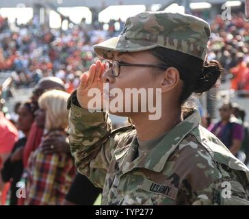 Army Staff Sgt. Sasha K. Adams, a female engagement team member for the ...