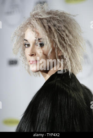 St. Vincent arrives at the Rock & Roll Hall of Fame Induction Ceremony ...