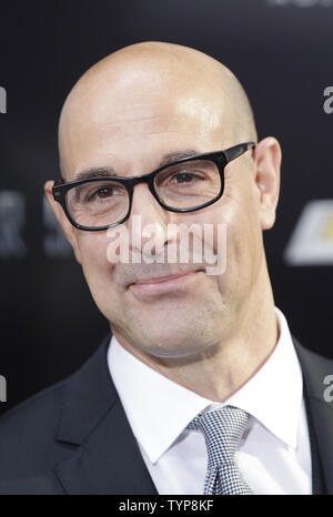 Stanley Tucci arrives on the red carpet at the 'Beauty And The Beast ...