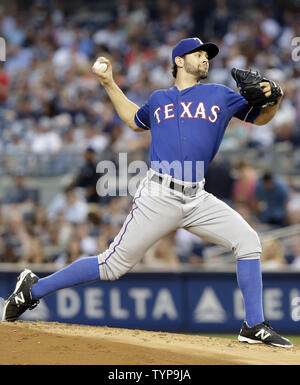 Texas Rangers starting pitcher Nick Martinez is pulled from the game in ...