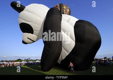 Panda hot air balloon in Chiang Mai Stock Photo - Alamy