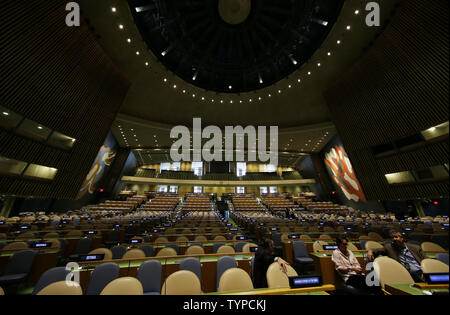 The General Assembly Hall is the largest room in the United Nations ...