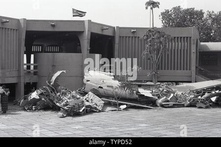 PHOTO OF PLANE STRUCTURE AFTER A CRASH Stock Photo - Alamy