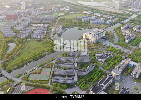 Aerial Landscape of Lingang New City Campus of Shanghai Maritime ...