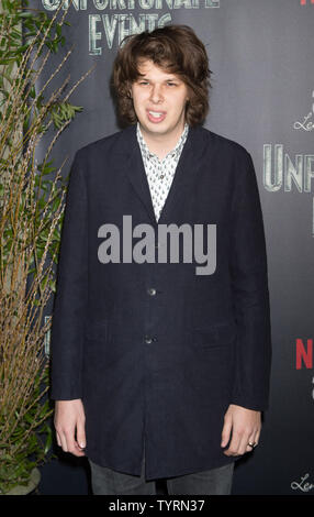 Matty Cardarople arrives on the red carpet at the Netflix's premiere of ...