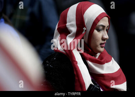 Muslim woman in Times Square, New York City, USA Stock Photo - Alamy