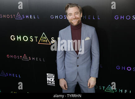 Donal Brophy arrives on the red carpet at the 'Ghost In The Shell' New ...