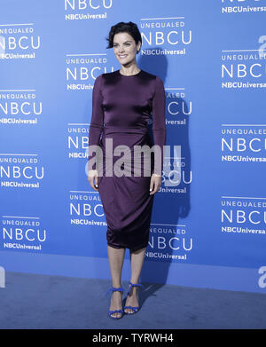 Jaimie Alexander arrives to the 2017 NBC Universal Upfront, held at ...