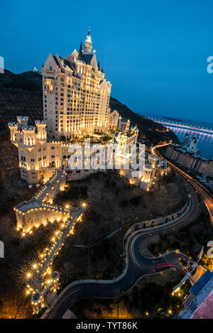 Dalian Castle Hotel Stock Photo - Alamy