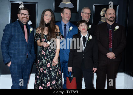 Offa Rex arrives at the 60th Annual GRAMMY Awards red carpet at Madison ...