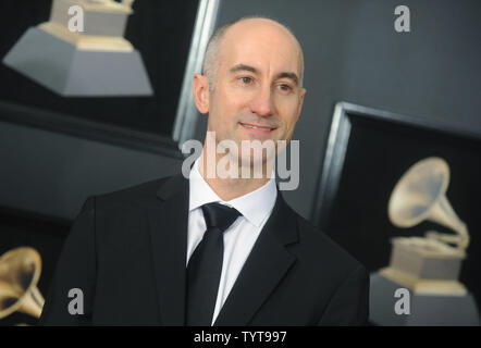 Alan Ferber arrives at the 60th annual Grammy Awards at Madison Square ...