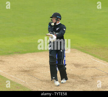 Mitchell Santner of New Zealand during Finals of ICC Men's T20 World ...