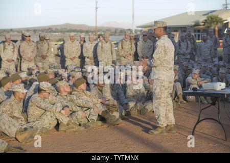 Lt. Col. Christopher Meyers, commanding officer, 1st Tank Battalion ...