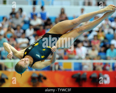 Australia's Sharleen Stratton during the Women's 3m Springboard ...