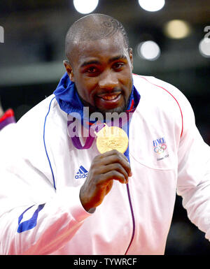 Teddy Riner of France Gold medal, Men's +100 Kg during the Paris Grand ...
