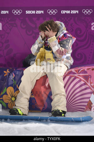 Sochi, Russia. 12th February 2014. Eric Frenzel of Germany celebrates ...