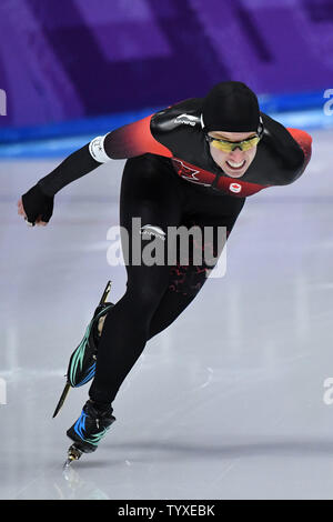 Brianne Tutt of Canada competes in the Ladies 1,500m Speed Skating ...