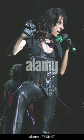 Rocker Alice Cooper performs at Olympia Hall in Paris, France on July ...