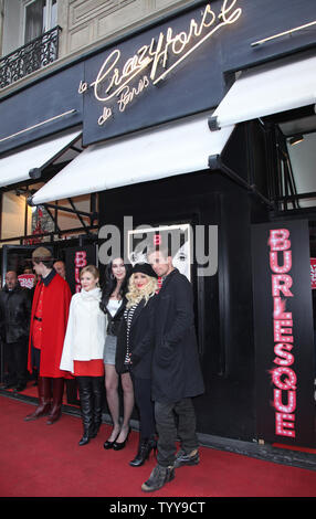 Cher, Steve Antin and Christina Aguilera at the photocall for ...