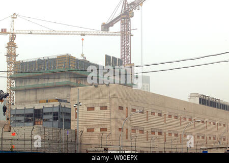 The massive new US embassy being built in Beijing, July 28, 2006. The ...