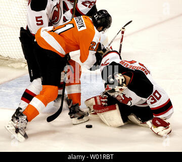 Philadelphia Flyers' James van Riemsdyk in action during an NHL hockey ...