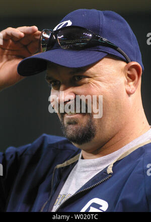 San Diego Padres pitcher David Morgan during a baseball game against ...