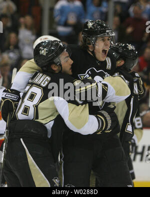 Pittsburgh Penguins' Kris Letang (58) plays against the Philadelphia ...