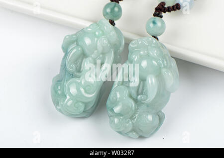Pixiu jade pendant Stock Photo - Alamy