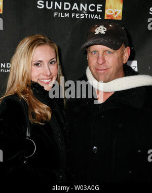 Actress Jana Thompson and actor Gavin Grazer arrive for a screening of ...