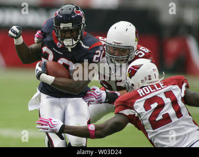 Houston Texans Running Back Steve Slaton 20 During A Nfl Football