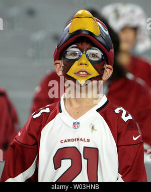A Cincinnati Bengals fan wears face paint as the Bengals play the ...