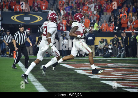 January 11, 2016 Clemson Tigers fans during the 2016 College Football ...
