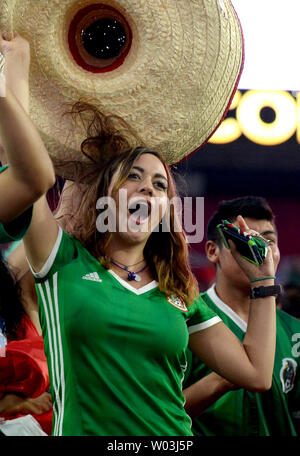 A Mexico fan during the Copa América group stage between Mexico and ...