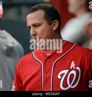 Washington Nationals relief pitcher Sammy Solis (36) delivers a pitch ...