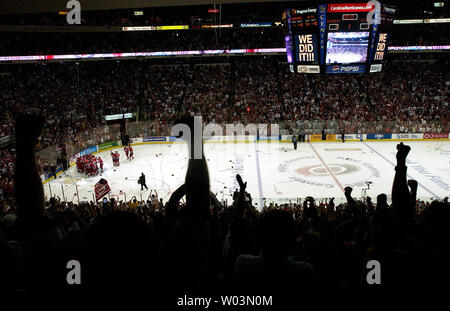 Carolina Hurricanes fans celebrate after the team's win over the ...