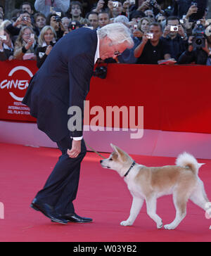 Richard Gere and the dog from the film "A Dog's Story" arrive on the ...
