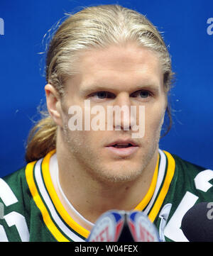 Green Bay Packers linebacker Frank Zombo (58) at NFL football training ...