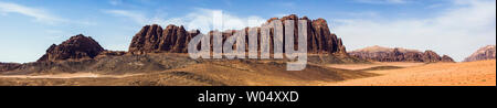Jordan Wadi Ram Yadan geology, Middle East, Jordan, panorama, Yadan ...