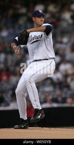 San Diego Padres pitcher Chris Paddack throws during spring training ...